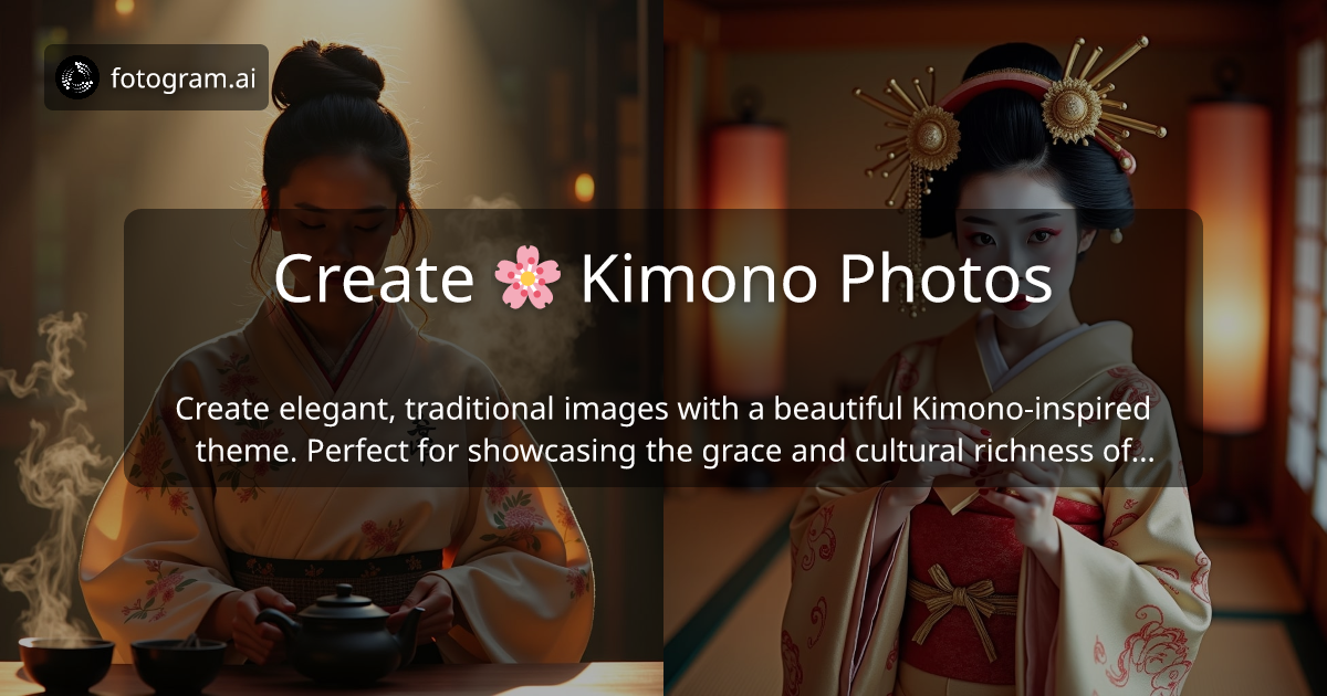 Create 🌸 Kimono Photos | fotogram.ai | fotogram.ai